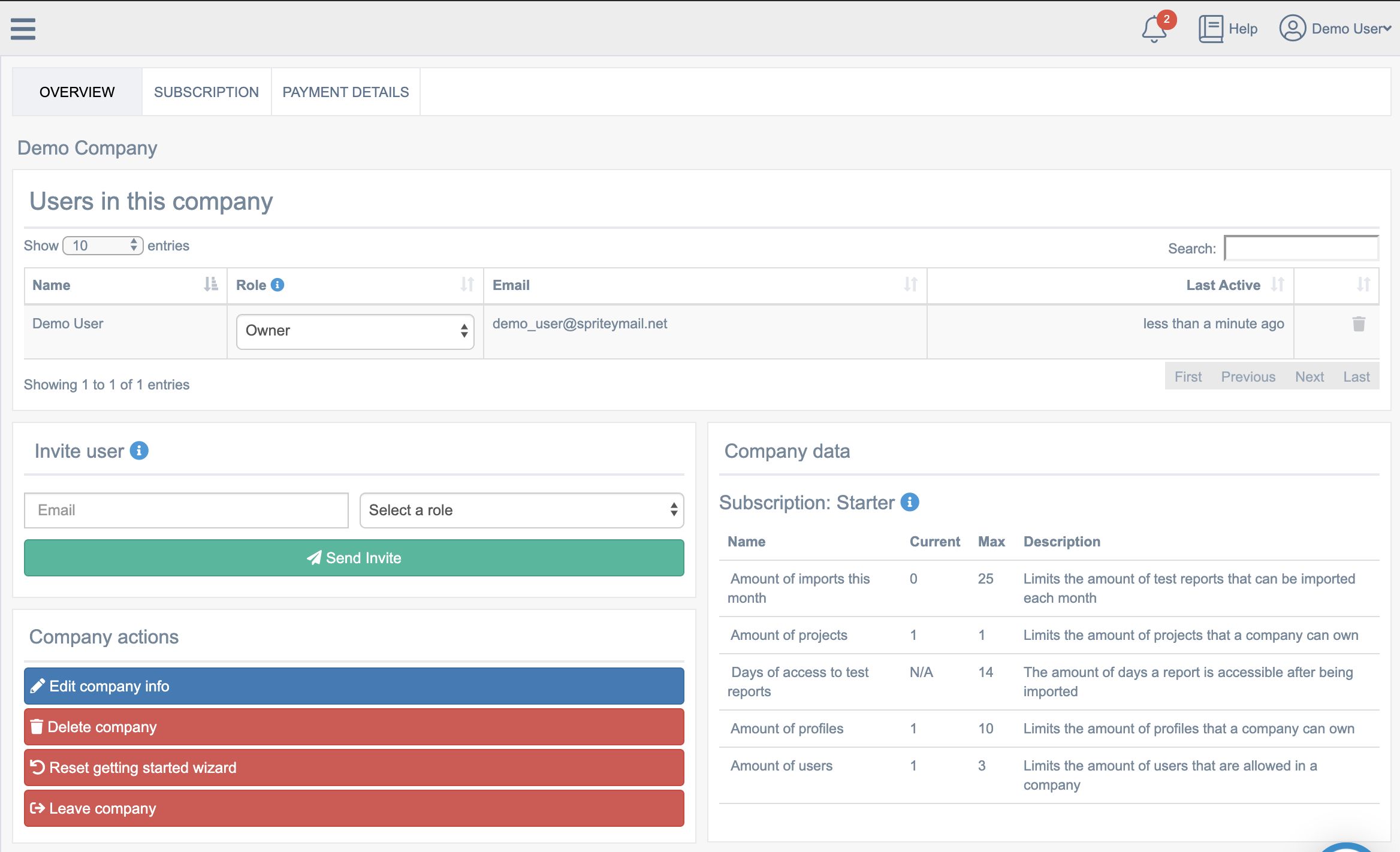 Company - Calliope Pro Documentation